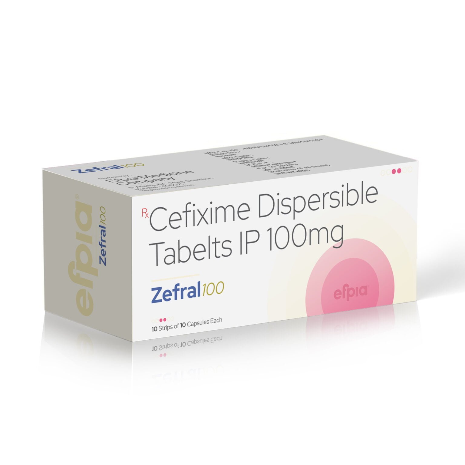 Cefixime Dispersible Tablets IP 100 Mg - Efpia Medicine