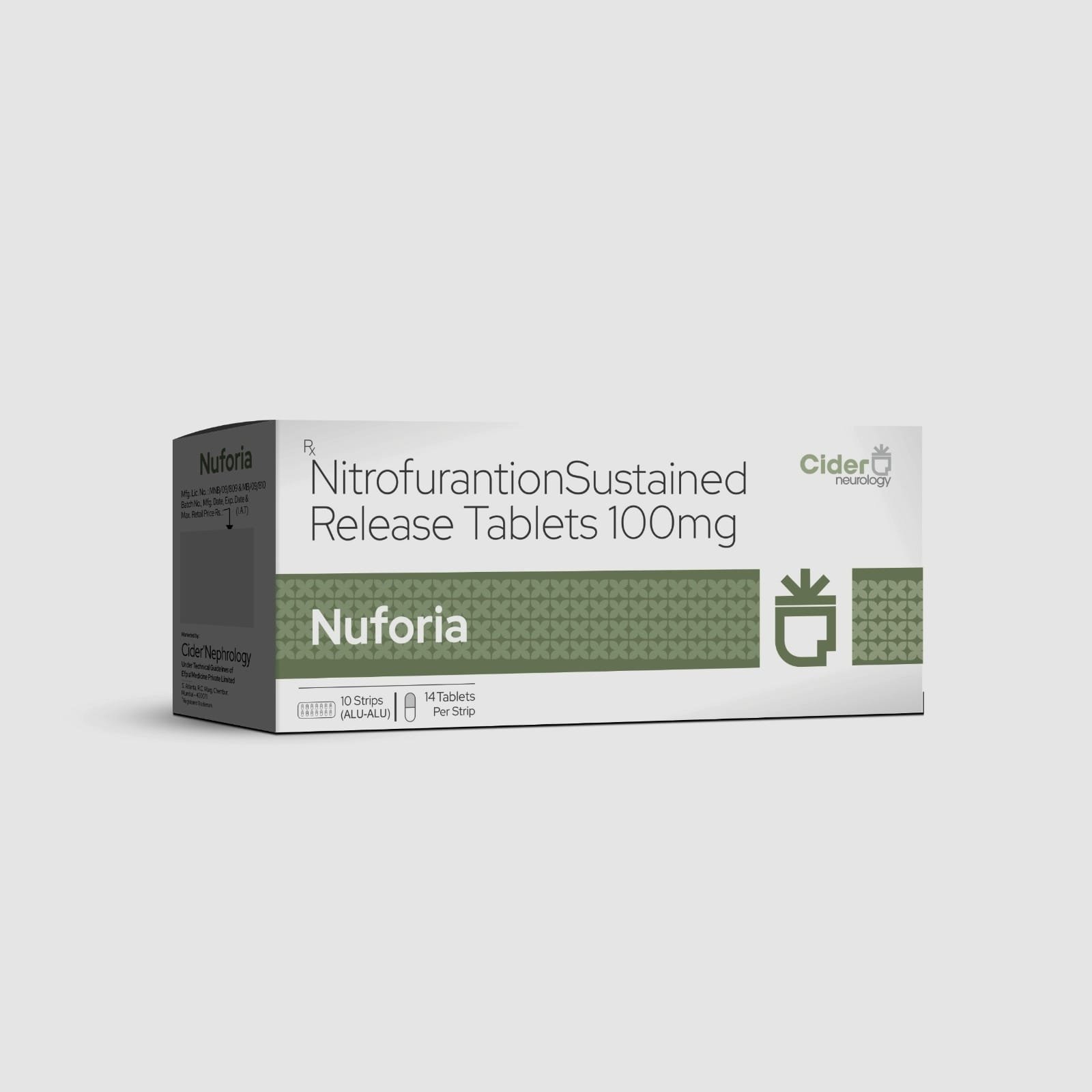 Nitrofurantoin Sustained Release 100 mg Tablets