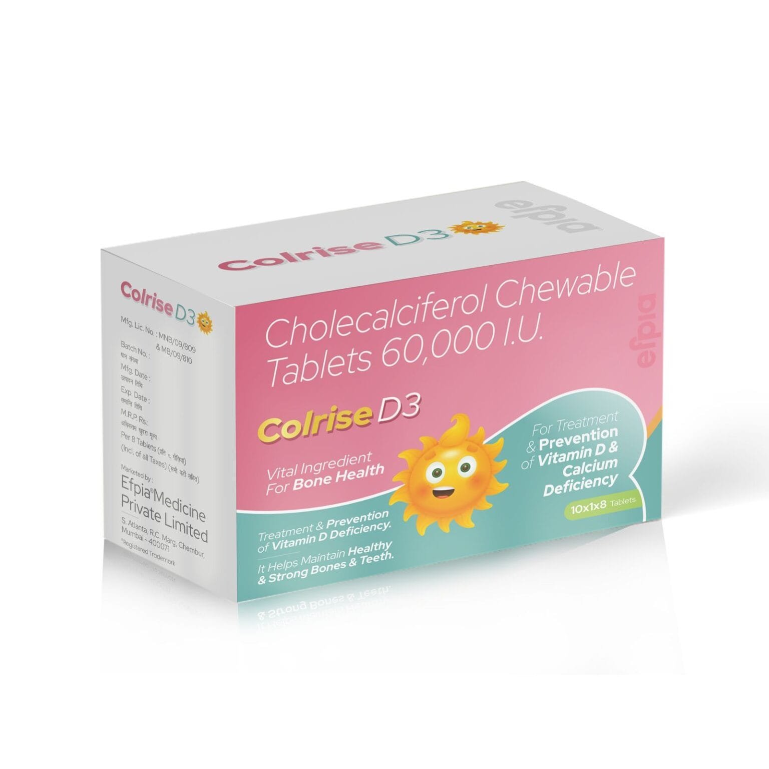Cholecalciferol Chewable Tablets 60000 IU