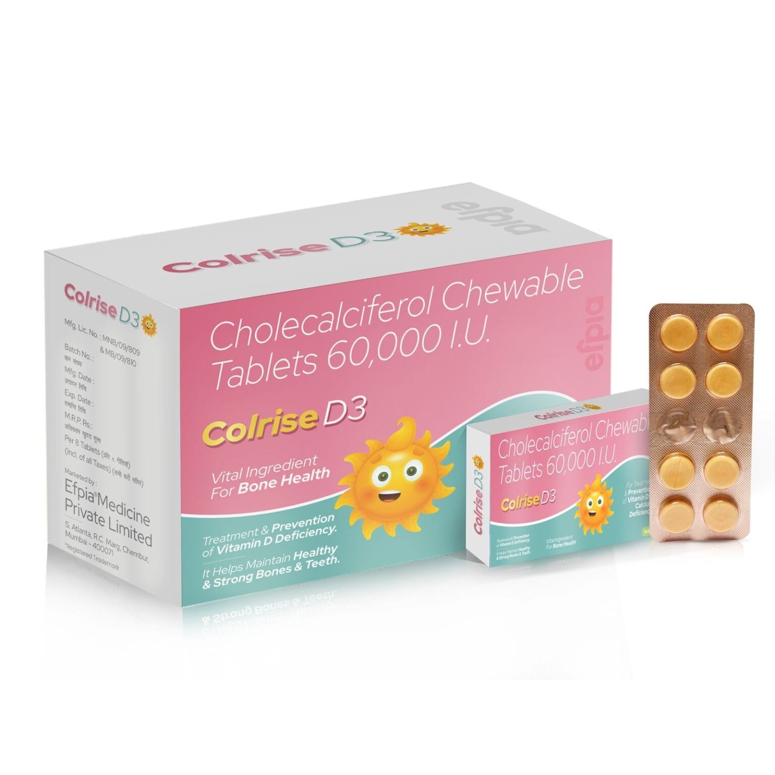 Cholecalciferol Chewable Tablets 60000 IU