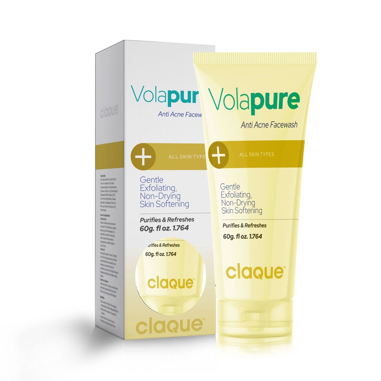 Gentle Exfoliator Non-Drying Skin Softening Anti-Acne Facewash